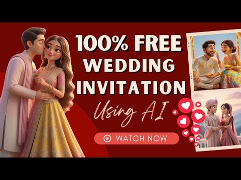 Make VIRAL 3D Video Invitations with AI in Minutes | Wedding Invitation Full Tutorial 2026