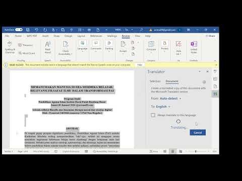 “JARANG DIPAKAI! INI FUNGSI MENU REVIEW DI MS WORD ”