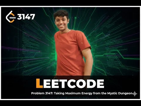 Leetcode Daily Challenge | Oct 10 2025 | Leetcode 3147