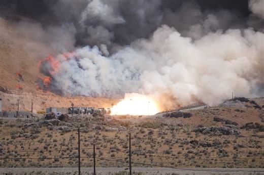 Northrop Grumman tests SLS Block 2 BOLE booster in Utah; nozzle issue seen - NASASpaceFlight.com