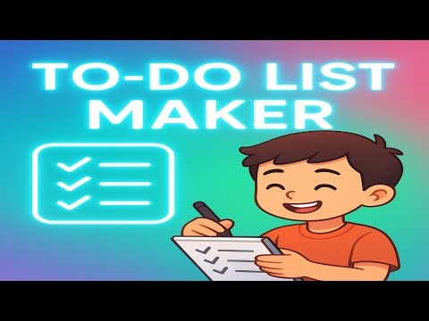 To Do List Maker Tool – Organize Tasks Easily & Free