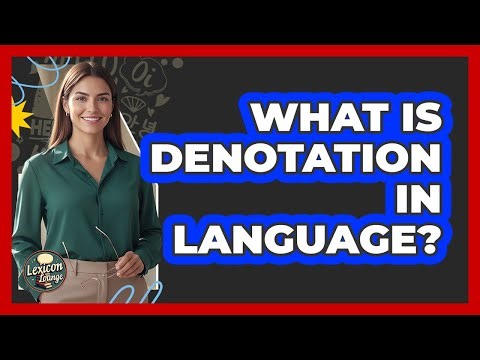 What Is Denotation In Language?