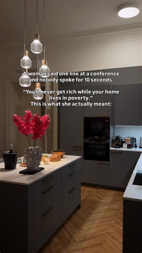 Adam Šafránek | Luxury | Travel | Lifestyle Creator on Instagram: "Here’s what she actually meant. She pulled up a photo of one participant’s apartment. Beautiful renovation. Stylish furniture. But on the shelf sat an old first aid kit, expired vitamins, and a dusty diploma from a past life. Then she said, “This is why you feel stuck. Everything in your home is saying, ‘I’m not ready for what’s next.’” That landed. Real scarcity is not a lack of money. It’s the habit of holding onto the old just