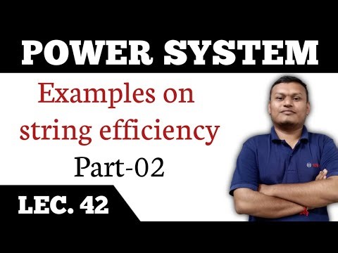 Power system | LEC. 42 | Examples on string efficiency (Part-02)