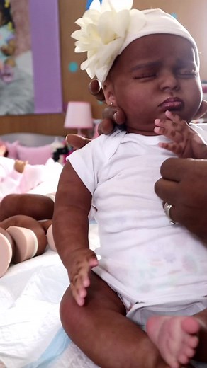 Silicone Reborn Baby Doll I created from the Aero kit. She is a partial silicone. #siliconebaby #rebornbaby #reborncommunity #rebornartist