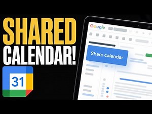 How to Create a Shared Google Calendar | Quick & Easy Step-by-Step Guide