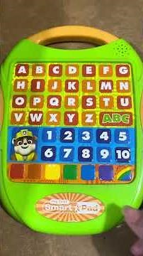 My first smart pad #educationaltoys #toysforkids #learningtoys #abcdlearning #learningabcd #counting