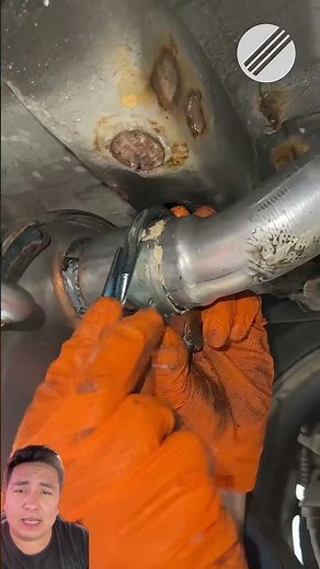 Muffler Installation Process #mechanics #cars #workshop