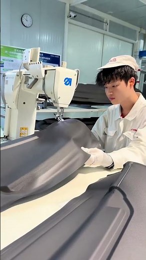 How Car Seats Are Made: Inside the Sewing Factory! 🪡🚗