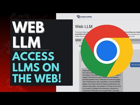 Web LLM: Access LLMs on Your Web Browser