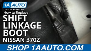 How to Replace Shift Linkage Boot 2009-19 Nissan 370z