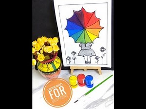 Basic colour wheel for kids & beginners