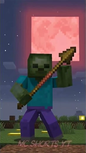 Zombie With Spear Vs All Mobs #minecraft #shortsfeed #minecraftshorts #trendingshorts