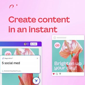86K views | Kickstart your creativity. Input a prompt and let Magic Write draft your social posts instantly. Try Canva Pro for free. | Canva | Facebook