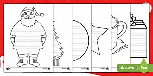 Christmas Shape Poetry Templates