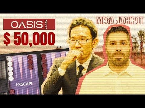 MEGA JACKPOT ▸ 2025 Dubai Oasis International Backgammon Cup