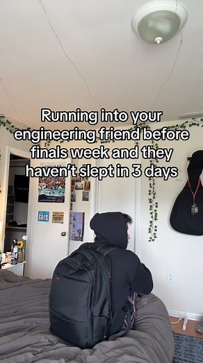 Zak Rubio on Instagram: "If you see an engineering friend during finals week just give them a hug, they are gonna need it #engineer #engineering #college #student #Studygram #finalsweek #exams #zaktheengineer"