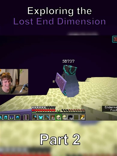PART - 2 | Exploring the lost end dimension #rekrap2 #minecraft #smp #hardcore #100day