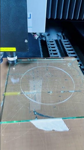 High Precision Picosecond Laser Glass Cutting Machine #glass #lasermachine #glasscutting
