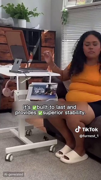 A very convenient mobile table to use at home, buy it now!