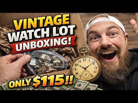 This ONE Watch Paid For The Entire $115 Vintage Watch Lot