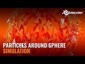 Blender 2.8 - Particles rotating around a sphere