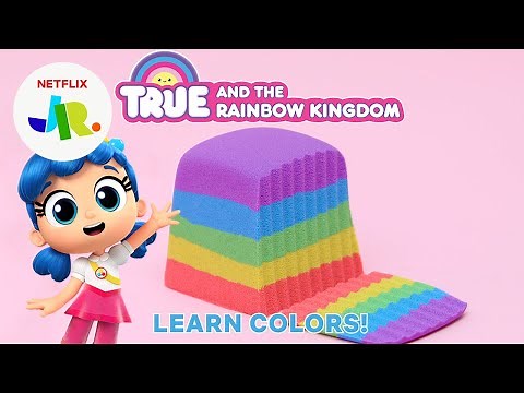 SUPER Satisfying Sand! Learn Colors with True and the Rainbow Kingdom | Netflix Jr