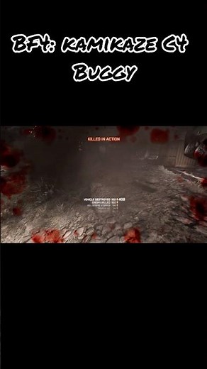BF4: Kamikaze C4 buggy… took the tank AND myself out