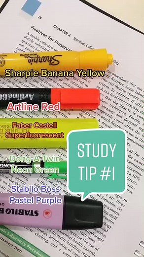 Study Tip #1: Highlighting Notes 💜