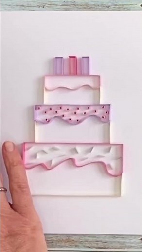 Paper Quilling Birthday Card 🎂