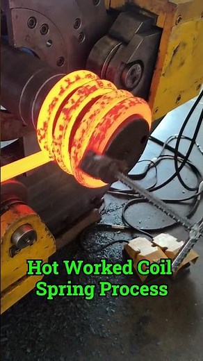 How a metal spring is made