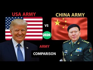 USA VS CHINA OVERALL MILITARY POWER COMPARISON 2026 🔥