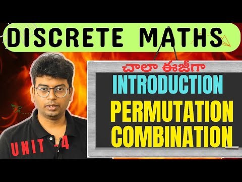 DISCRETE MATHS|Permutations & Combinations|#discrete_maths #permutations_combinations #elementary