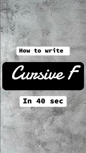 How to write F in cursive | Handwriting Practice for Adults | Beginners Writing Tutorial | a to z