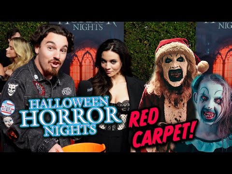 HALLOWEEN HORROR NIGHTS 2025 RED CARPET! Cast of TERRIFIER & MORE