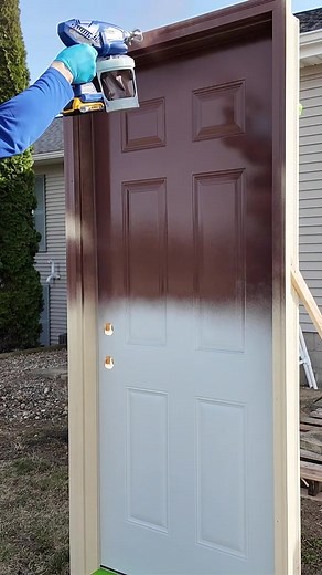 Check out my review of the Graco TC Pro Airless Paint Sprayer after 1 year of use with it on several projects. I also own the 2 wheel Graco Magnum X9, but wanted something for the smaller jobs, like this garage service door. I went with Sherwin Williams Emerald Urethane Enamel Paint in a semi-gloss finish and I’m very excited with the results! Do you like airless sprayers or would you rather roll the paint on? #graco #MarkThomasBuilder #gracotcprocordless #cordlesspaintsprayer #oakleyapproved
