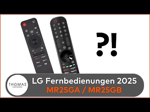 LG Fernbedienungen 2025 - Magic Remote 2025 - MR25GA / MR25GB - Thomas Electronic Online Shop