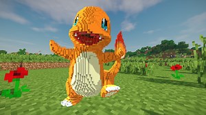 Minecraft Charmander Build Schematic - Download Free 3D model by inostupid