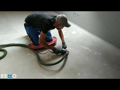 Szlifowanie wylewki bezpyłowo