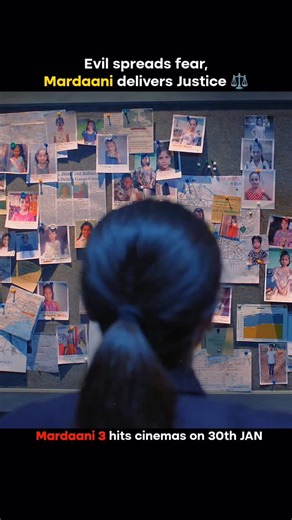 ♬ 𝐂𝐢𝐧𝐞𝐭𝐮𝐧𝐞𝐬 ♬ on Instagram: "A story that refuses to be ignored #Mardaani3Trailer out now. #Mardaani3 releasing in theatres on 30th Jan. #30YearsOfRaniMukerji @yrf"