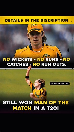 DUCK_PIRATES on Instagram: "📌Description: Cricket isn’t always about wickets or sixes — sometimes it’s about ice-cold nerves 🧊 On Feb 15, 2009 at the SCG, Nathan Bracken delivered one of the most underrated T20I spells ever: 👉 4 overs | 1 maiden | 0/16 👉 10 consecutive dot balls under pressure No wickets ❌ No runs scored ❌ No catches ❌ Yet, his control, variations, and death-over brilliance completely choked New Zealand’s chase as Australia won by just 1 run 🇦🇺🔥 A true reminder that impac