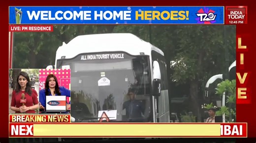 3K views · 28 reactions | Team India leaves PM's Residence after Breakfast with Prime Minister Modi Latest updates by Aishwarya Paliwal #PMNarendraModi #IndianCricketTeam #T20WorldChampion #LunchBreak | Nabila Jamal | India Today | Facebook