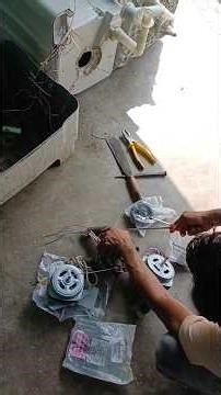 WT65R2000HR How to replace the motor of a Samsung semi-automatic washing machine