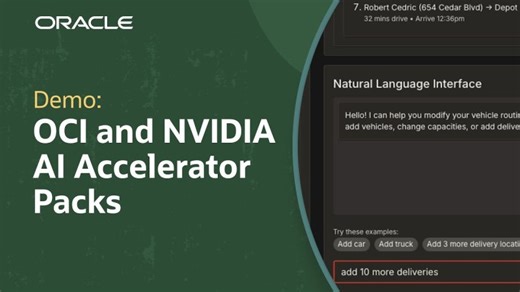 How to Build AI Applications Fast with OCI AI Accelerator Packs: Demo | Geoffrey Cinier