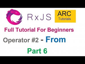 RxJS Tutorial For Beginners #6 - From Operator