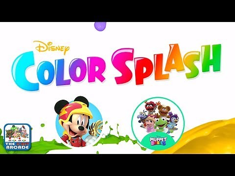 Disney Color Splash - Add Color to your Favorite Disney Characters (iOS Gameplay)