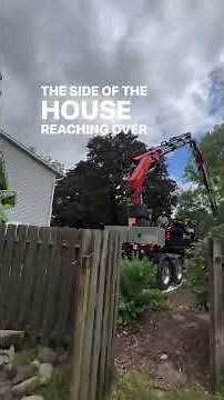 Grapple saw crane removal made easy by Pro Tree ￼