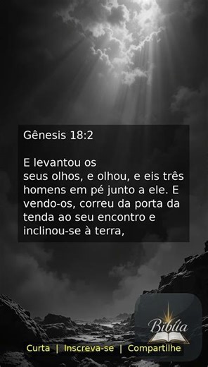 Gênesis 18:2 | Versículo Bíblico para Reflexão 🙏