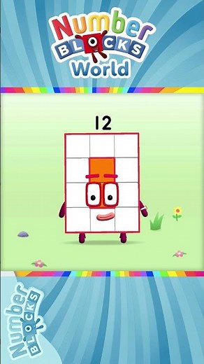 Numberblocks World - Meet Numberblock Twelve and Learn How to Trace the Number 12 | BlueZoo Games