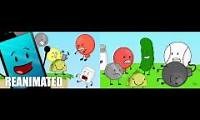 Mix of 2 videos from youtube : Inanimate Insanity 1 to the style of BFDI vs time travel to the style of BFDI